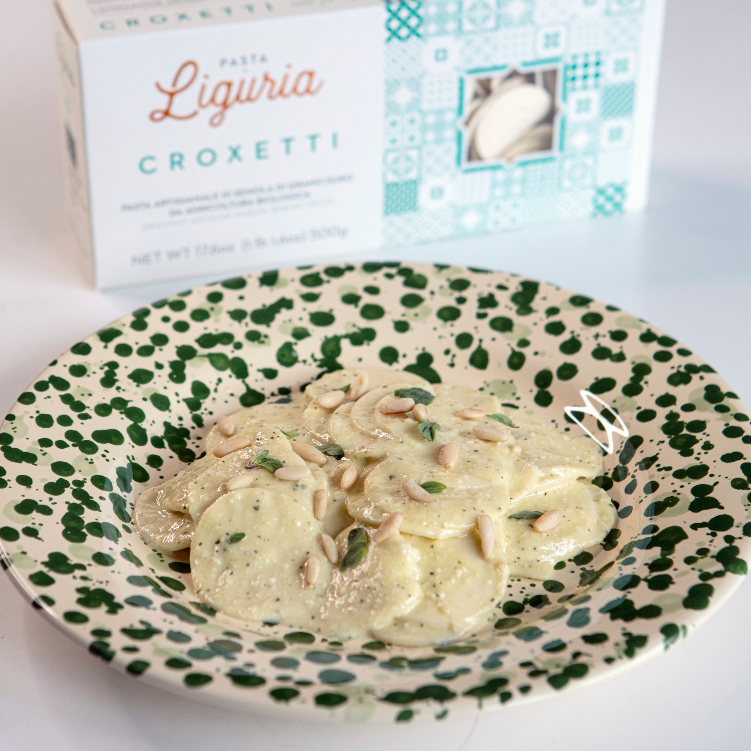 Croxetti with Creamy Pine Nut Sauce – Zia Pia